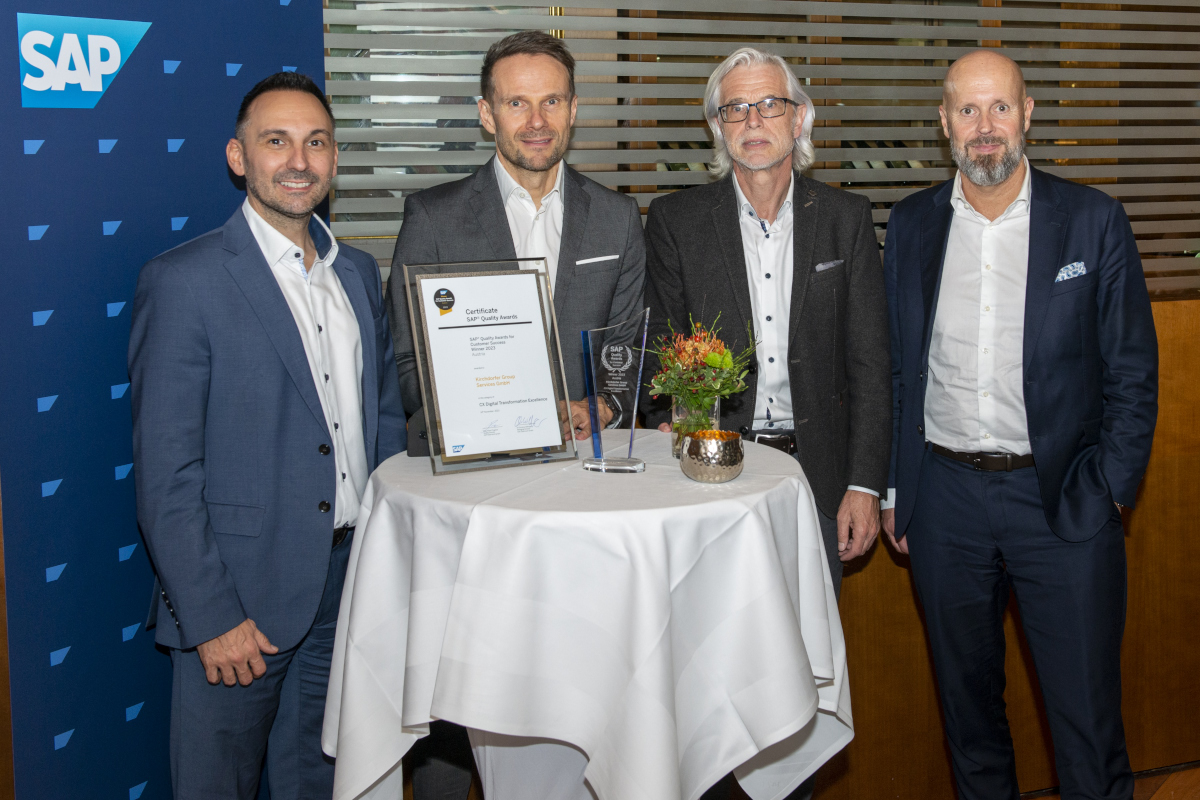 KIRCHDORFER GEWINNT SAP QUALITY AWARD 2023 | Kirchdorfer Gruppe | Cement | Construction Minerals ...